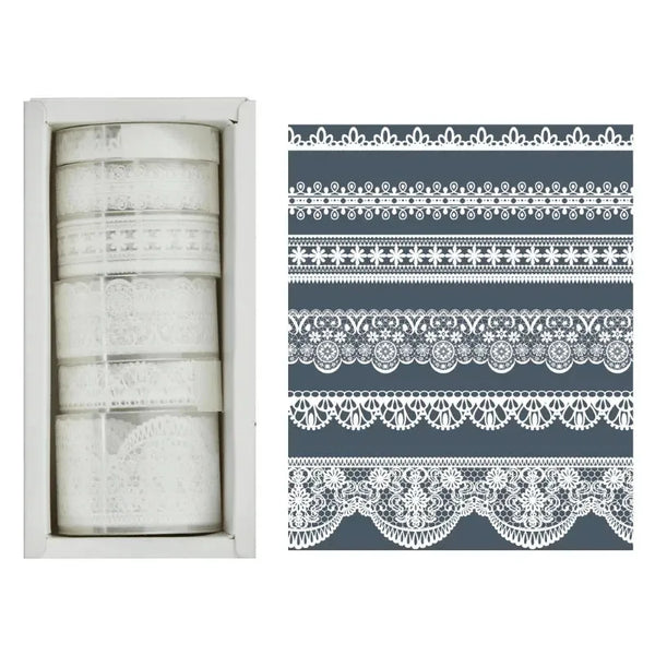 Vintage Lace PET Washi Tape Set – Up 60% Off at PaperWrld