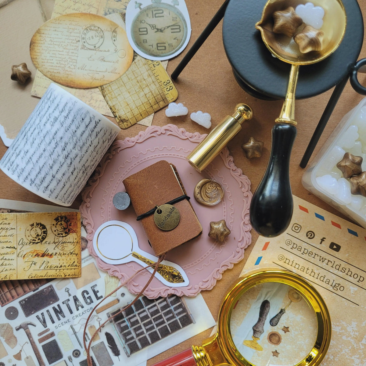 PAPERWRLD - Mini Vintage Journaling Kit