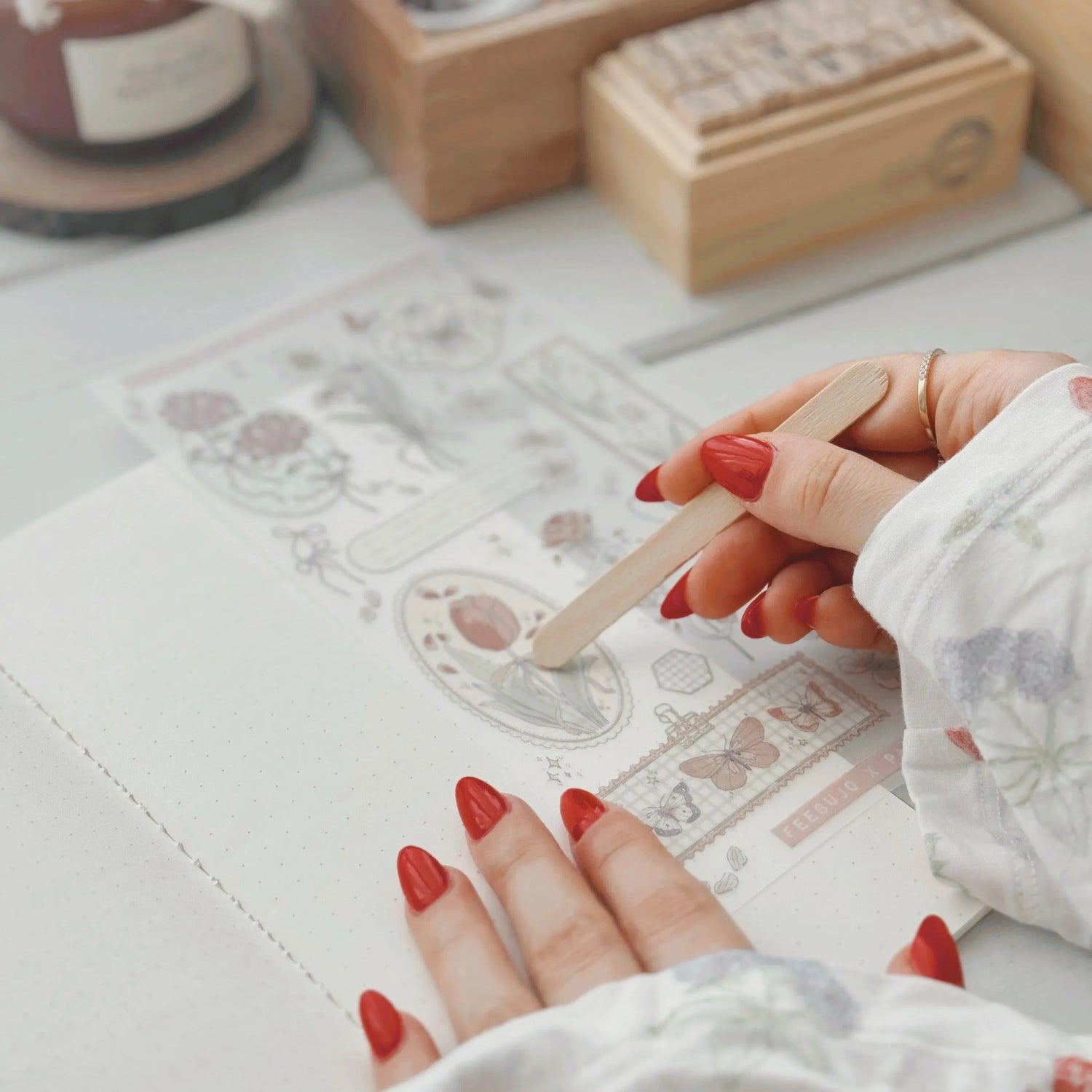 PAPERWRLD - The Fairy Tale Rub On Stickers Sheet - A Feebujo x ...