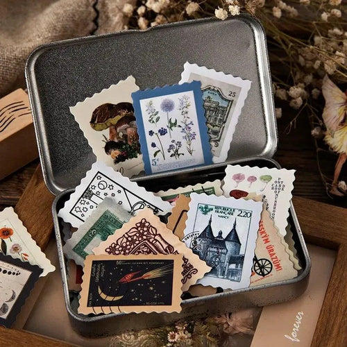 Vintage Postage Stamp Stickers – Up 60% Off at PaperWrld