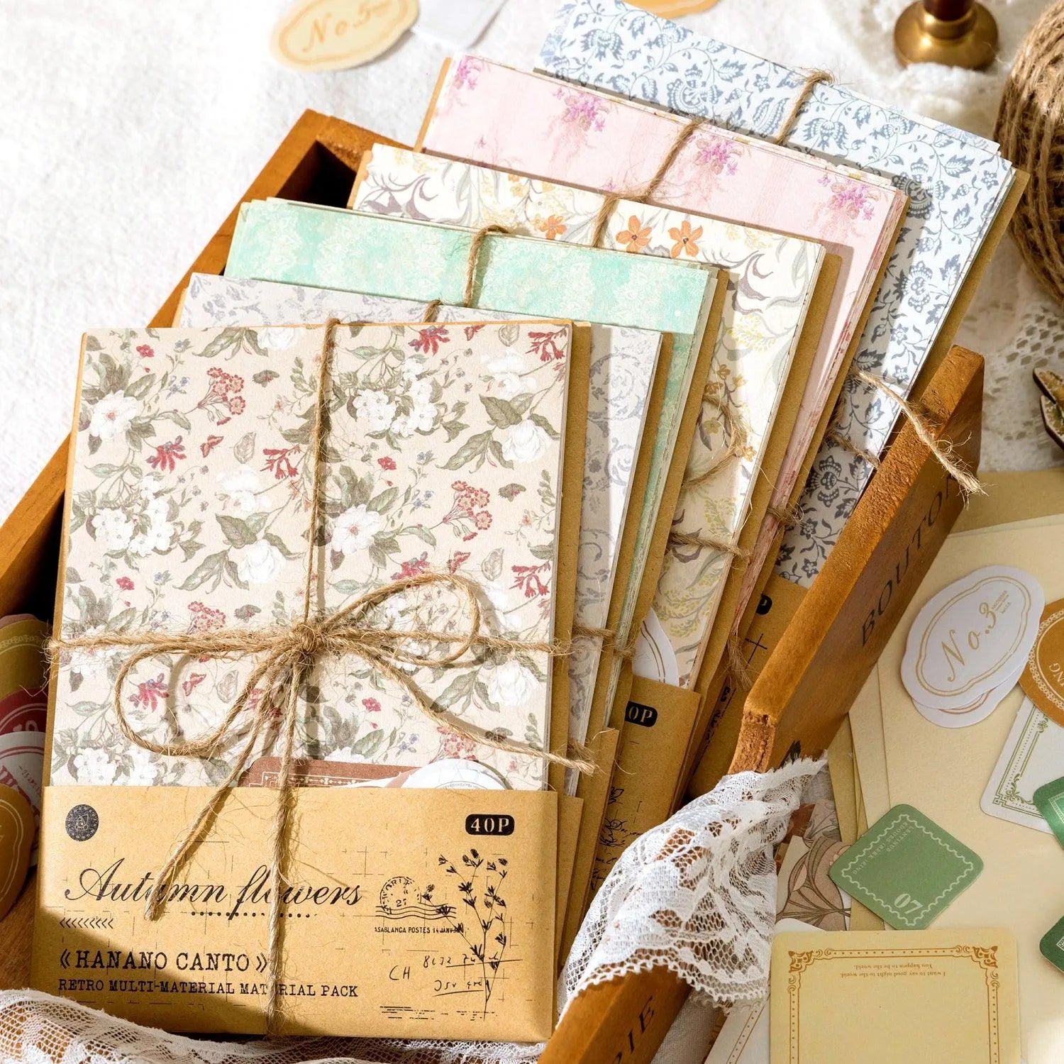 Vintage Bloom Craft Paper Set – Up 60% Off at PaperWrld