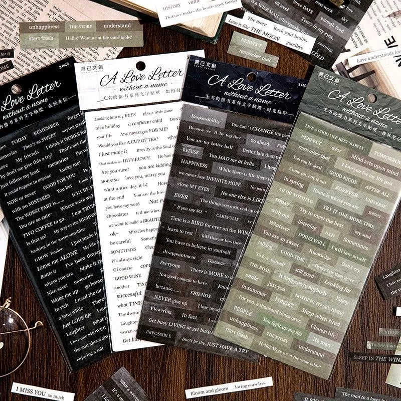 3 Sheet Pack of Adhesive Quotes – Up 60% Off at PaperWrld