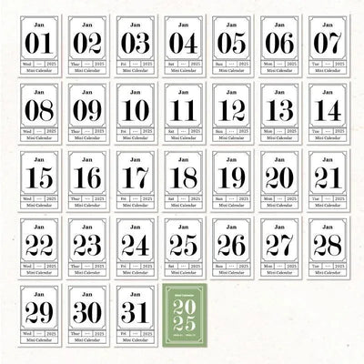 2025 Mini Tear-Off Calendar – Up 60% Off at PaperWrld