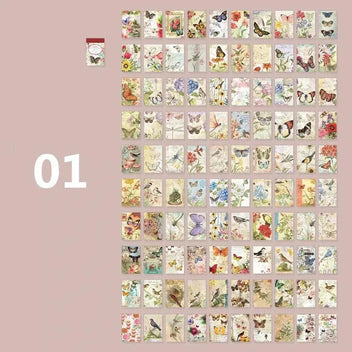 Mini Sticker Book – 100 Decorative Japanese Paper Stickers – Up 60% Off ...