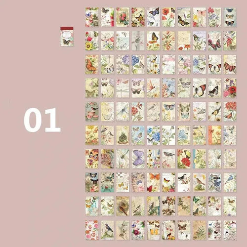 Mini Sticker Book – 100 Decorative Japanese Paper Stickers – Up 60% Off ...
