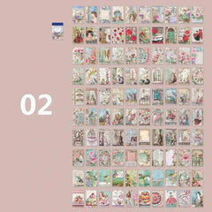 Mini Sticker Book – 100 Decorative Japanese Paper Stickers – Up 60% Off ...