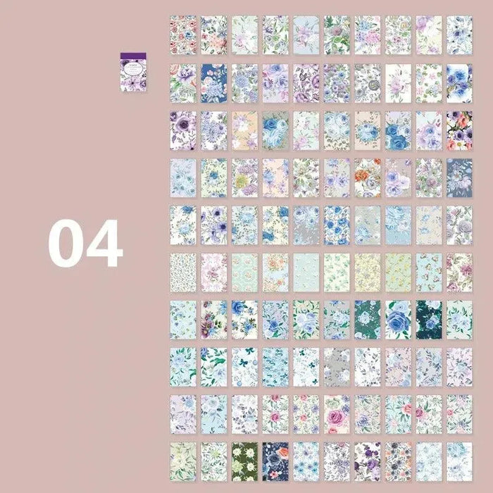 Mini Sticker Book – 100 Decorative Japanese Paper Stickers – Up 60% Off ...