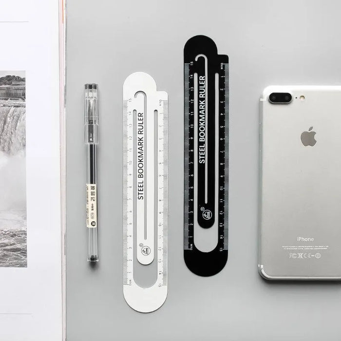 Black & White Two-Sided Ruler – Up 60% Off at PaperWrld