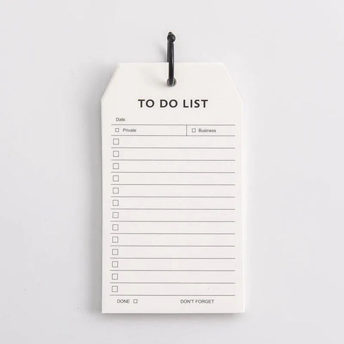PAPERWRLD - Daily Schedule & To-Do List Portable Pads – 52 Sheets per Set
