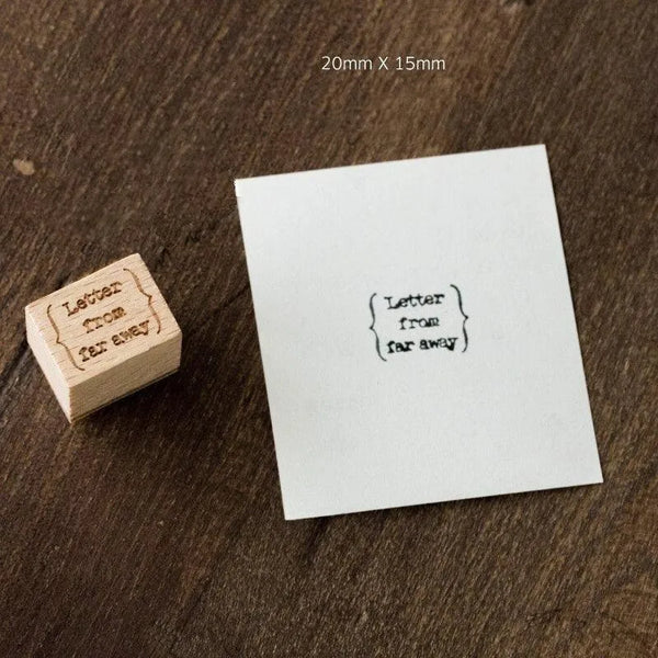 PAPERWRLD - Vintage Life Record Timeline Stamp