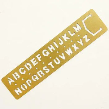 PAPERWRLD - Letters, Numbers, Symbols Rulers