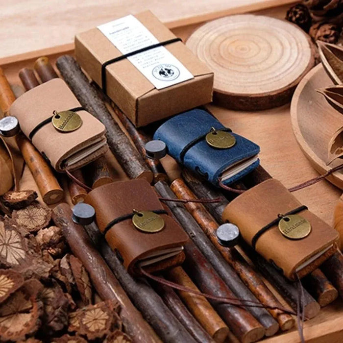 Handmade Leather Mini Notebook – Up 60% Off at PaperWrld