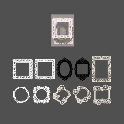 PAPERWRLD - Embossed Paper Aesthetic Window Frame 20 Sheets