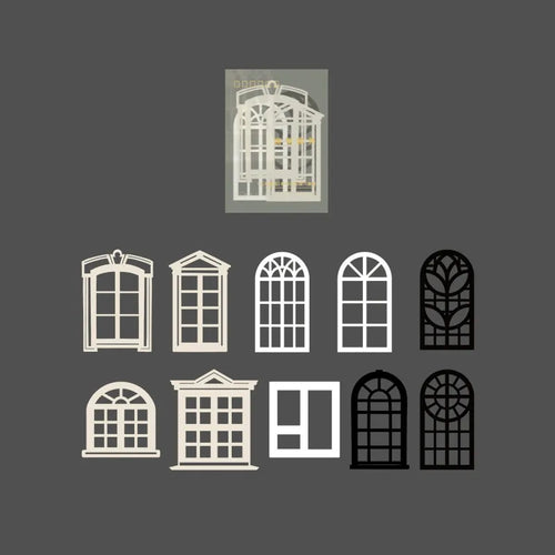 Embossed Paper Aesthetic Window Frame 20 Sheets – Up 60% Off at PaperWrld