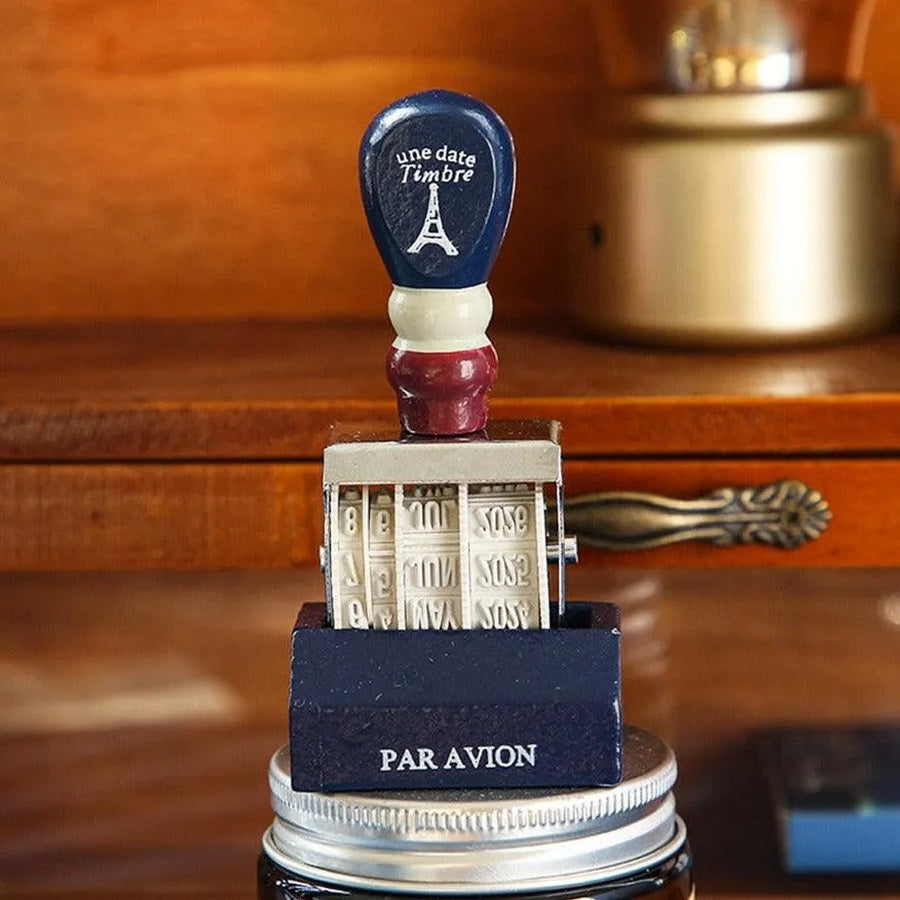 Vintage-Inspired Rolling Date Stamp – Up 60% Off at PaperWrld