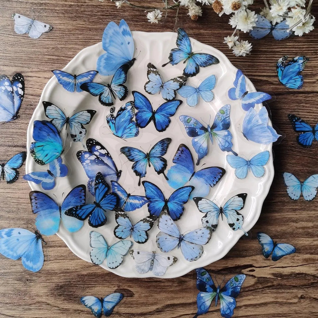 40 Pcs PET Butterfly Stickers – Up 60% Off at PaperWrld