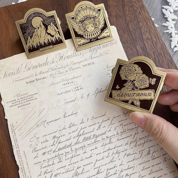 PAPERWRLD - Vintage Brass Paper Clip