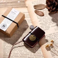 Handmade Leather Mini Notebook – Up 60% Off at PaperWrld